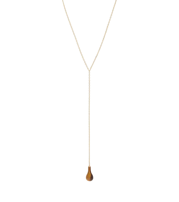 TOTEME Tiger's Eye Embellished Necklace - Gold