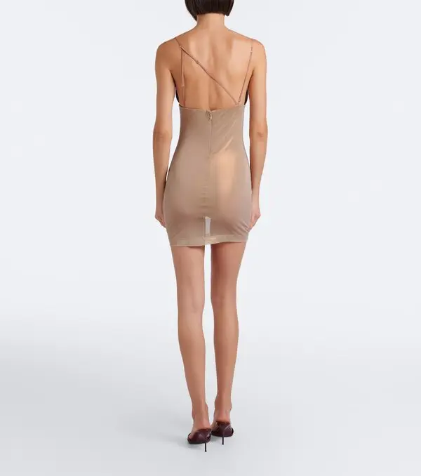 NENSI DOJAKA Sheer Tulle Minidress