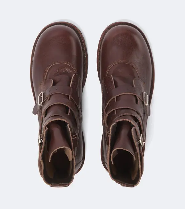 Our Legacy Tanker Leather Ankle Boots