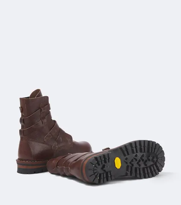 Our Legacy Tanker Leather Ankle Boots