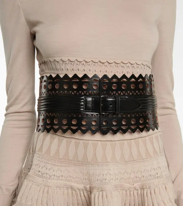 Alaïa Leather Corset Belt