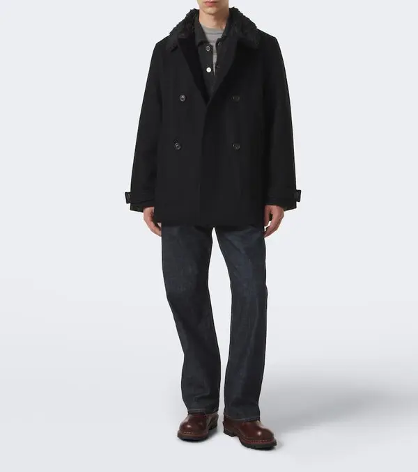 Our Legacy Wage Virgin Wool Peacoat