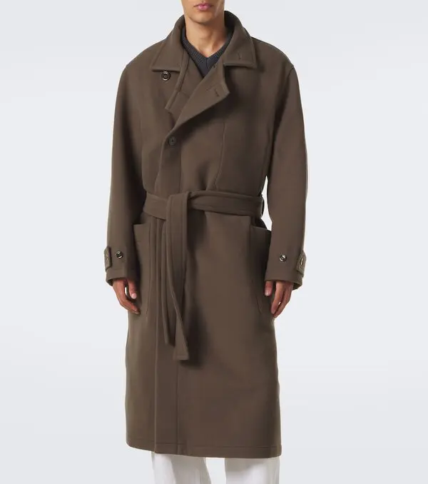 LEMAIRE Wool Wrap Coat