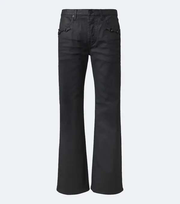 Gucci Horsebit Coated Flared Jeans