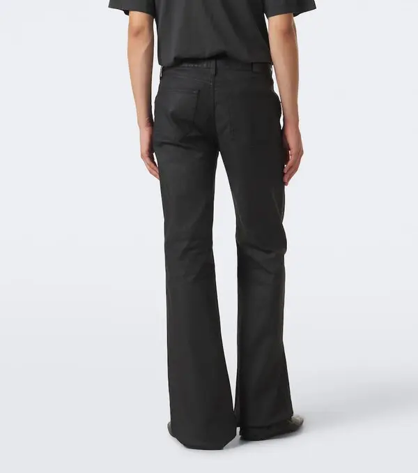 Gucci Horsebit Coated Flared Jeans