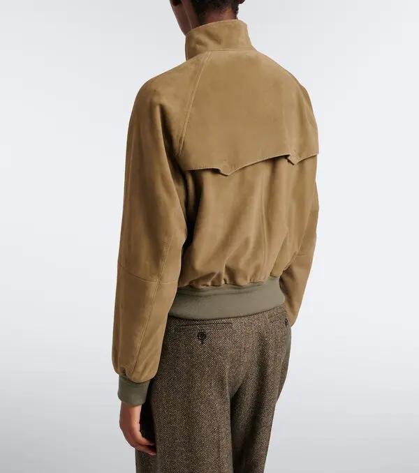 Ralph Lauren Suede Bomber Jacket