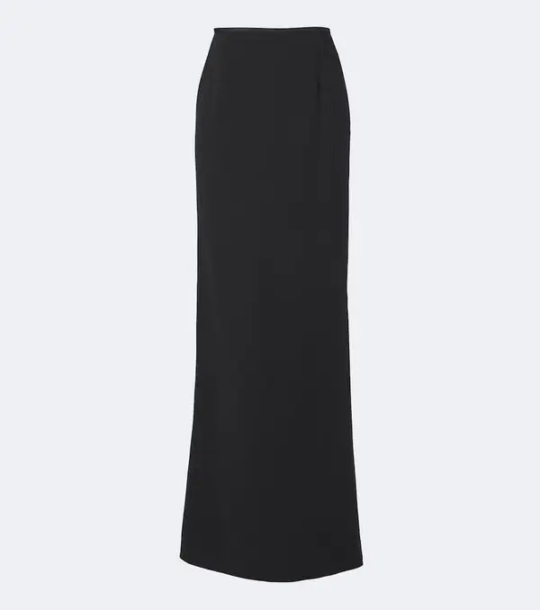 TOM FORD Silk Crêpe Maxi Skirt - Black