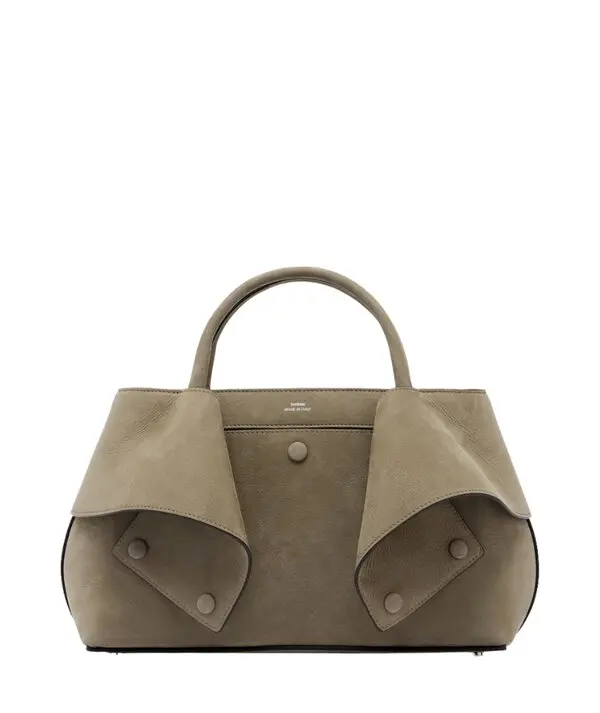 TOTEME Mercer Small Leather Top-handle Bag - Grey
