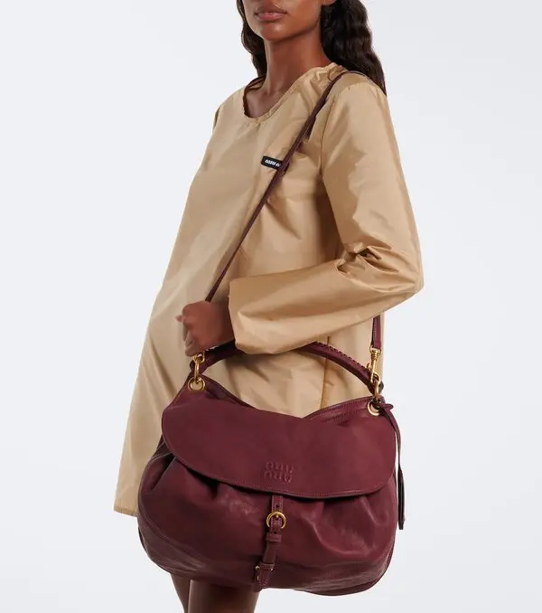 Miu Miu Rendez‑vous Leather Shoulder Bag