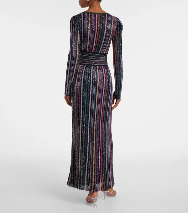 Missoni Sequined Striped Gown