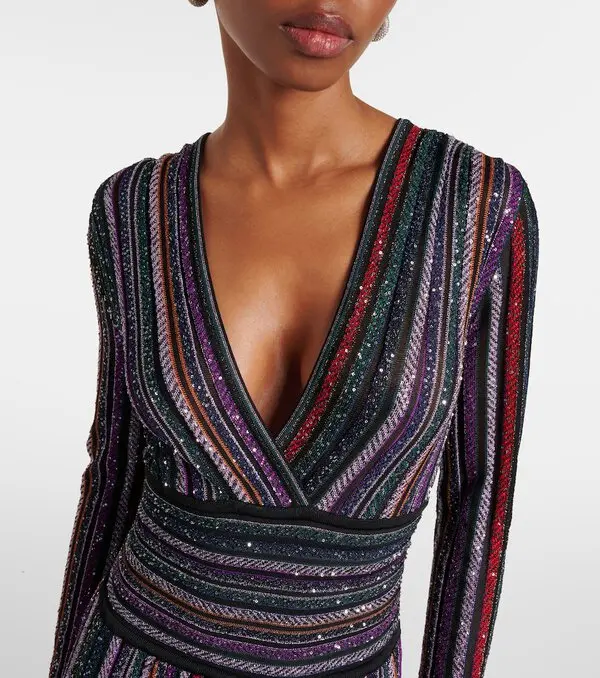Missoni Sequined Striped Gown