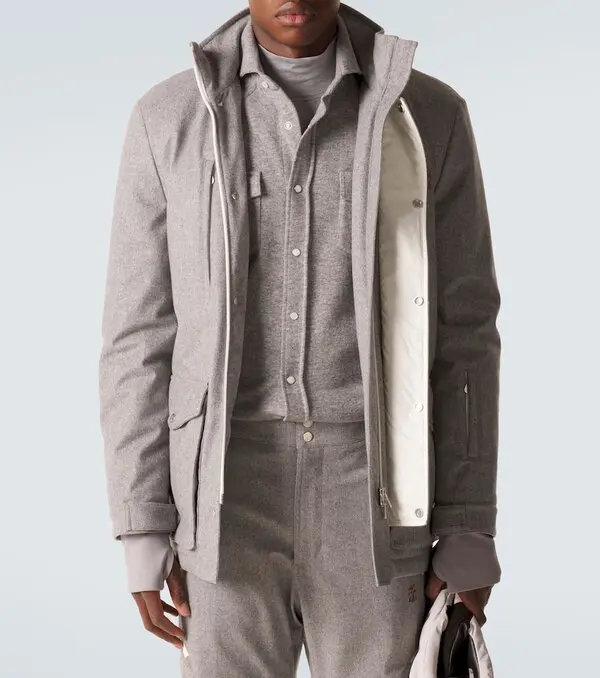 Brunello Cucinelli Cashmere And Cotton-blend Shirt
