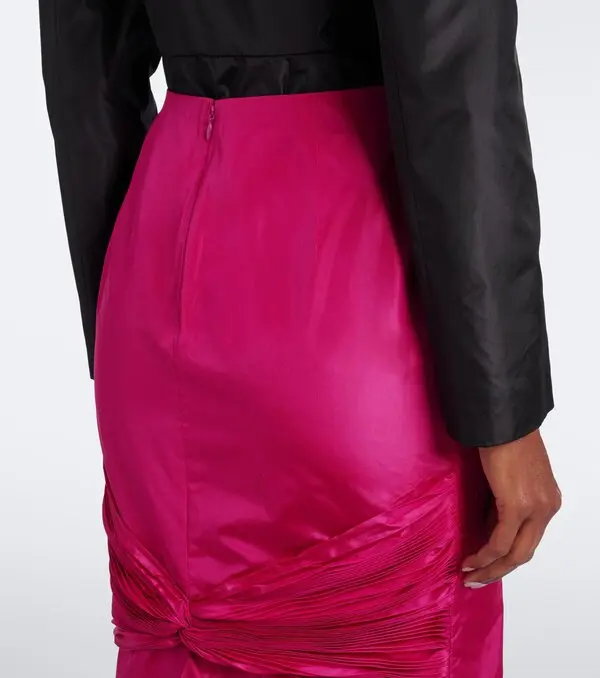 Valentino Garavani Silk Satin Maxi Skirt