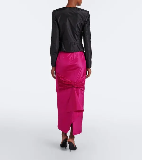 Valentino Garavani Silk Satin Maxi Skirt