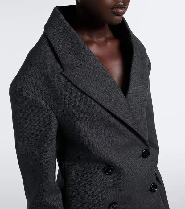 Balenciaga Double-breaster Wool Blazer