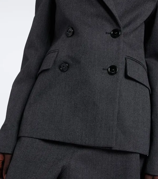Balenciaga Double-breaster Wool Blazer