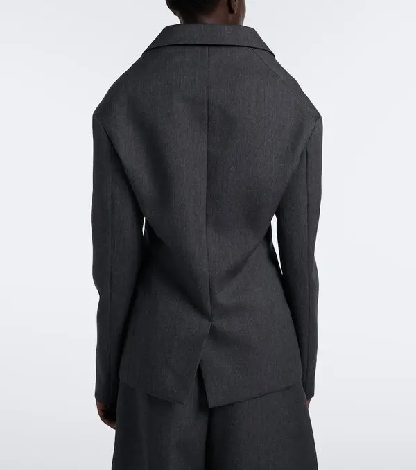 Balenciaga Double-breaster Wool Blazer