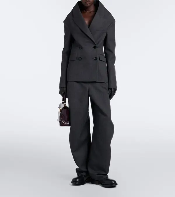 Balenciaga Double-breaster Wool Blazer