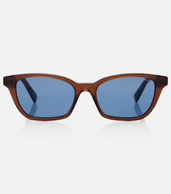 BVLGARI Tubogas Cat-eye Sunglasses - Brown