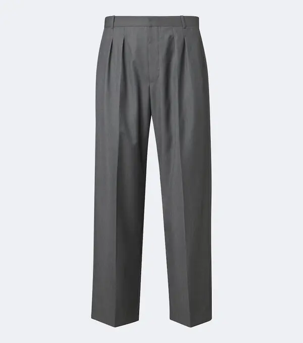 THE ROW Tavel Virgin Wool Mouliné Suit Pants