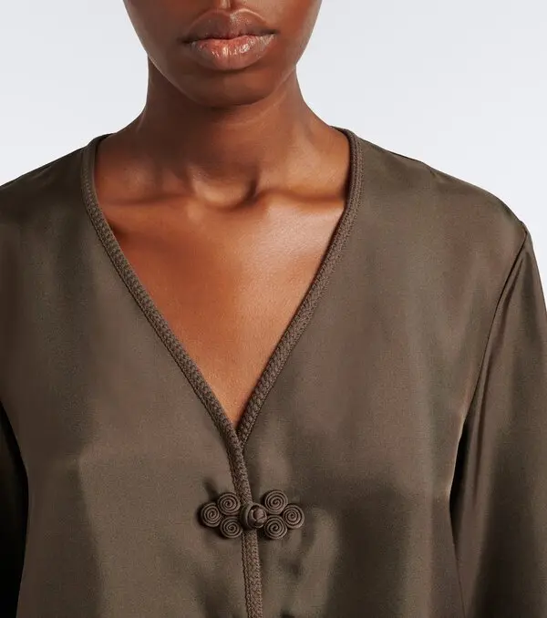 RÓHE Oversized Silk Blouse