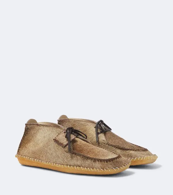 LEMAIRE Calf Hair Desert Boots