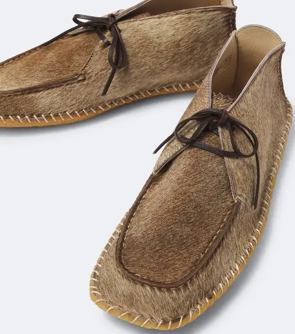 LEMAIRE Calf Hair Desert Boots
