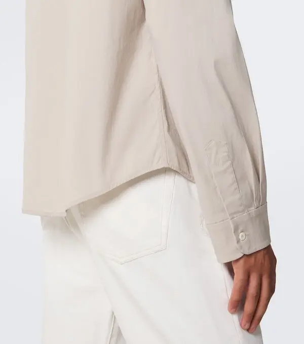 Miu Miu Cotton-blend Poplin Shirt