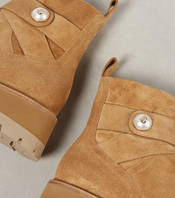 JIMMY CHOO Meena Suede Ankle Boots