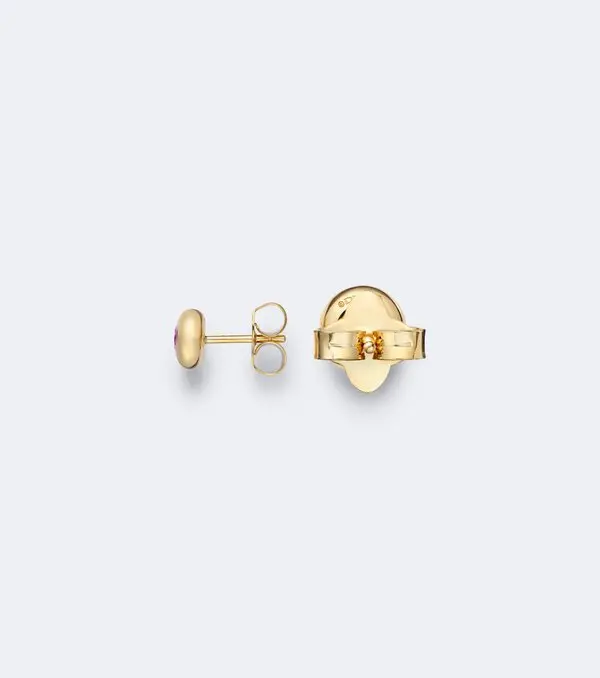 David Yurman Pavé 18kt Earrings With Tourmalines
