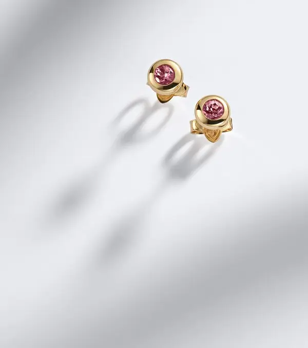 David Yurman Pavé 18kt Earrings With Tourmalines