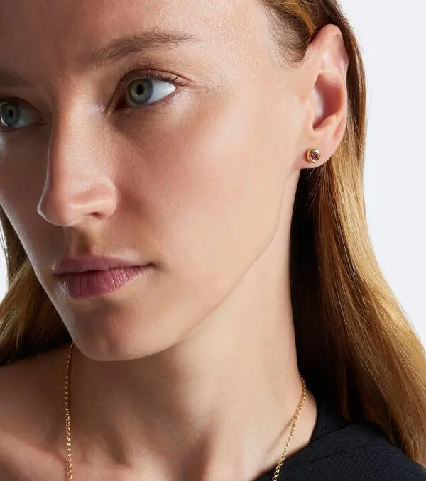 David Yurman 18kt Earrings With Tourmalines