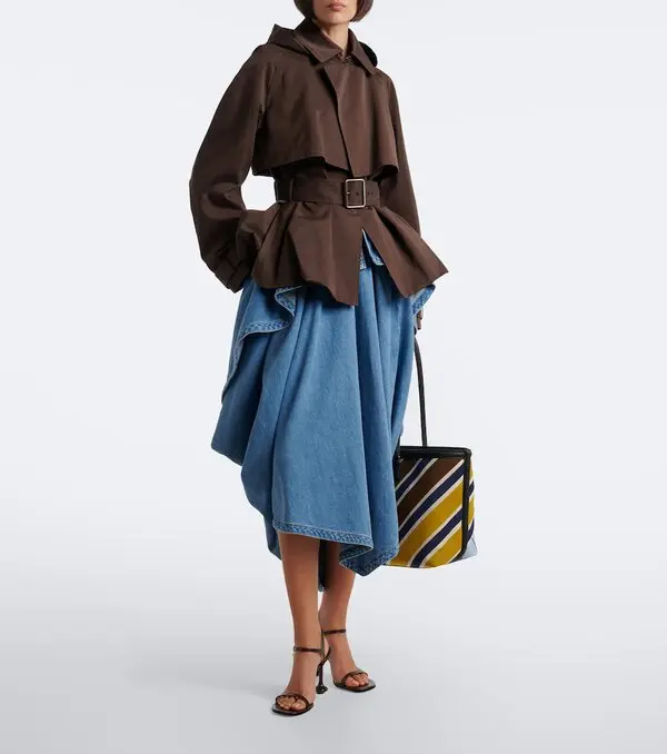 Loewe Verano Large Embroidered Canvas Tote Bag