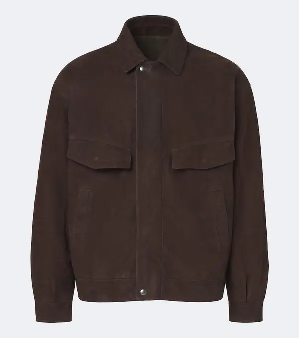 THE ROW Vana Reversible Leather Blouson Jacket