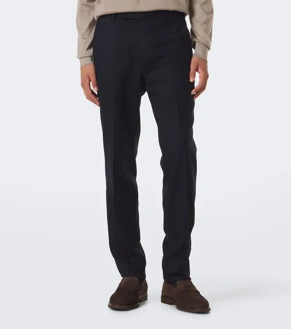 Zegna Wool Slim Pants