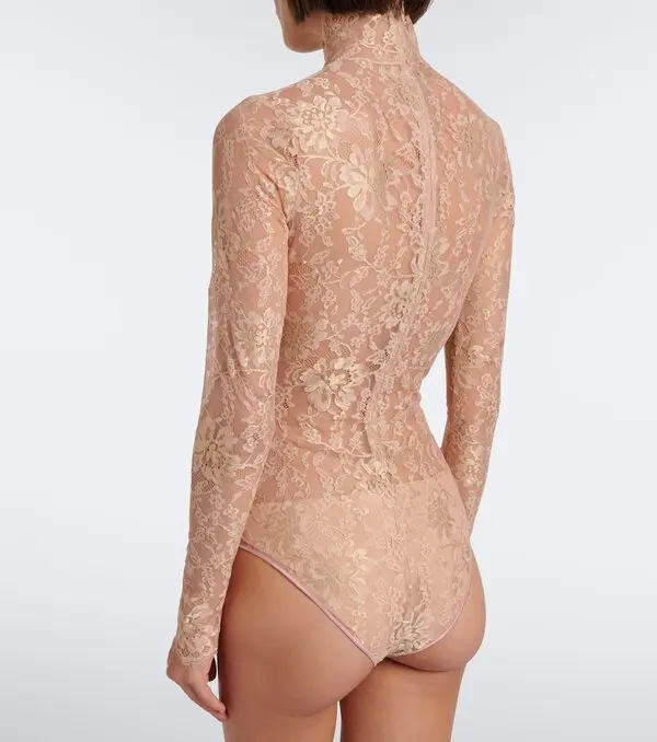 Valentino Garavani Sheer Lace Bodysuit