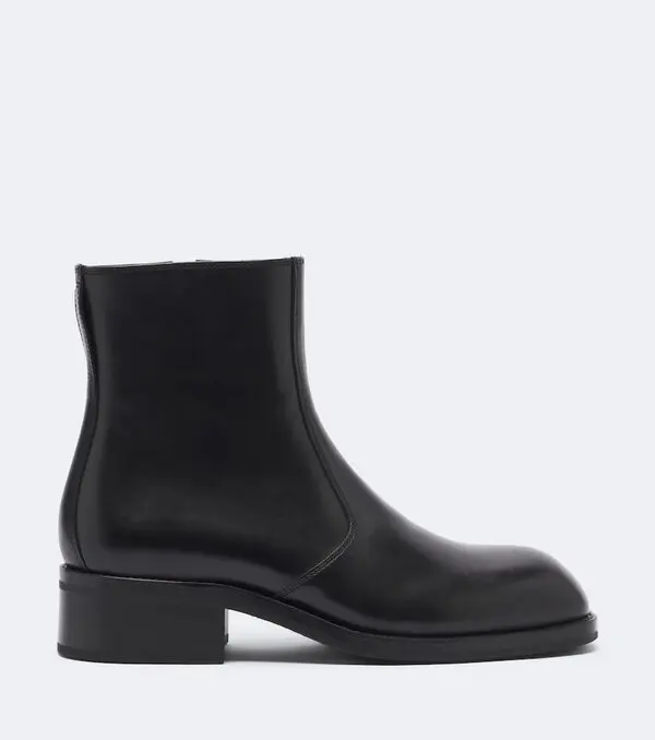 LEMAIRE Leather Ankle Boots