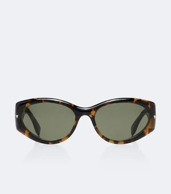 Fendi Screen Oval Sunglasses - Brown