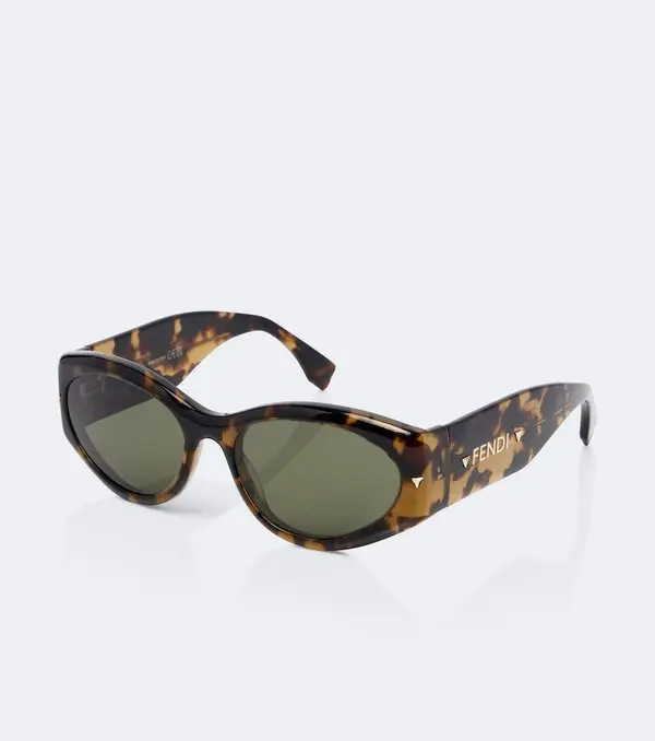 Fendi Screen Oval Sunglasses