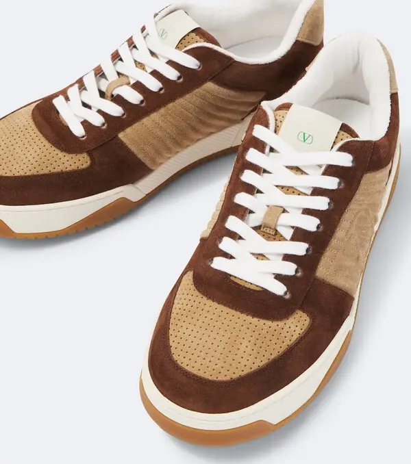 Valentino Garavani Vlogo Sparry Suede Sneakers