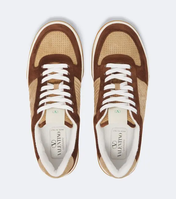 Valentino Garavani Vlogo Sparry Suede Sneakers