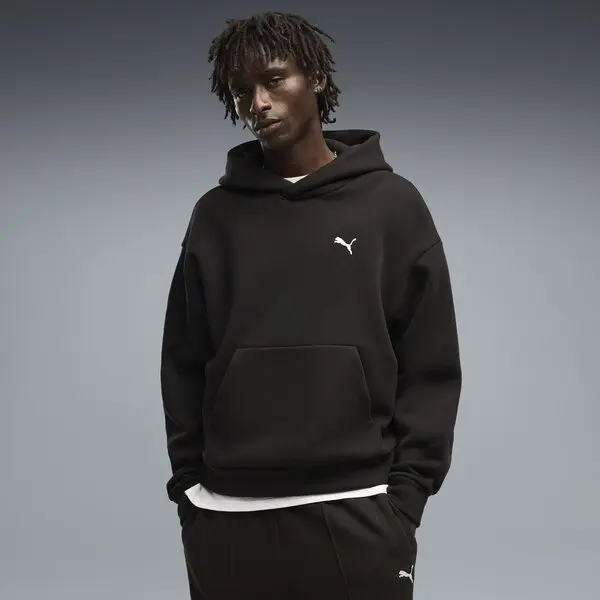 PUMA Essentials Heavy Fleece Oversized Hoodie - Black