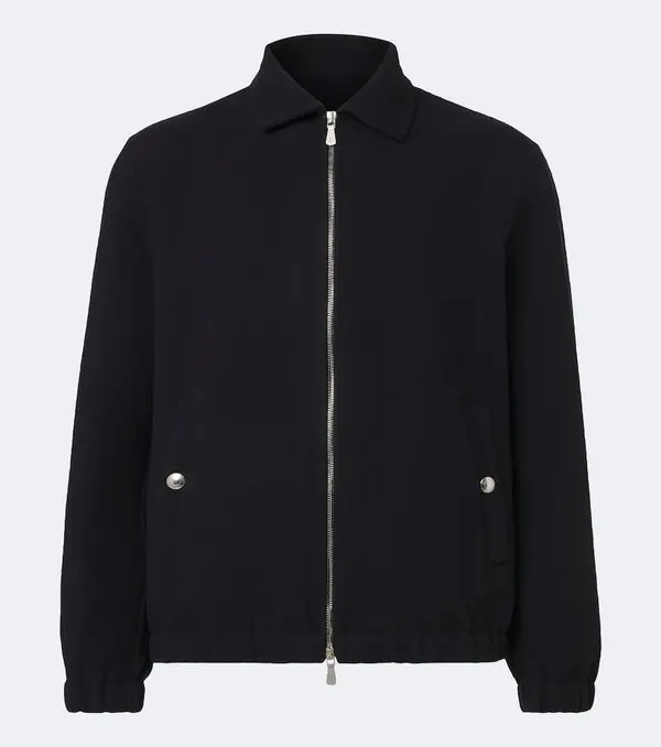 Eleventy Wool Bomber Jacket