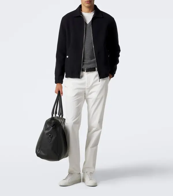 Eleventy Wool Bomber Jacket