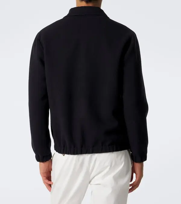 Eleventy Wool Bomber Jacket