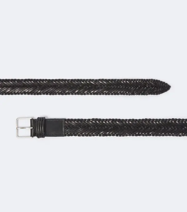 THE ROW Fisherman Woven Leather Belt