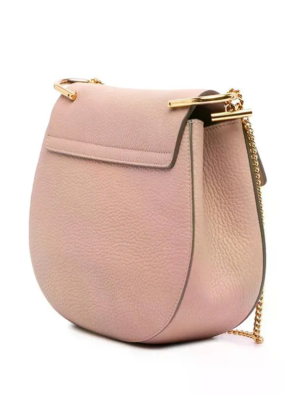 Chloé 2002-2026 Small Grained Calfskin Drew Crossbody Bag