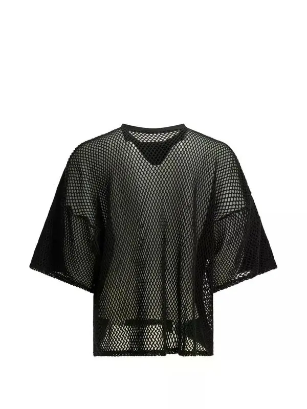 Kapital Mesh-back Logo-print T-shirt