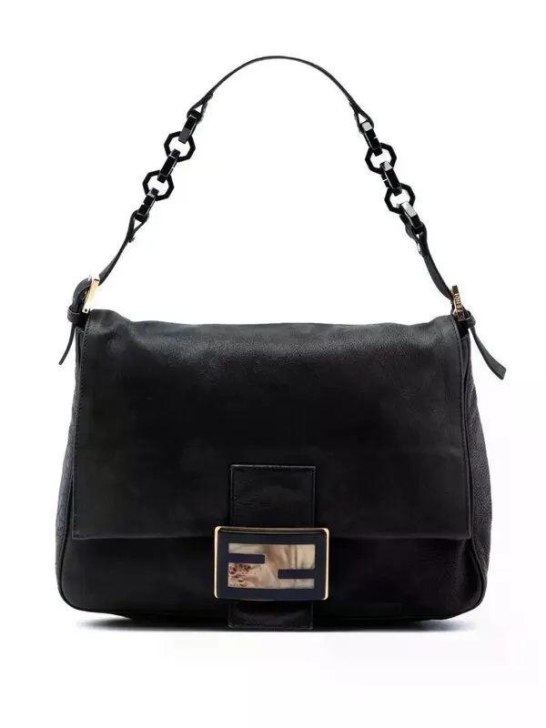 Fendi 2010-2026 Iridescent Nubuck Mamma Forever Shoulder Bag