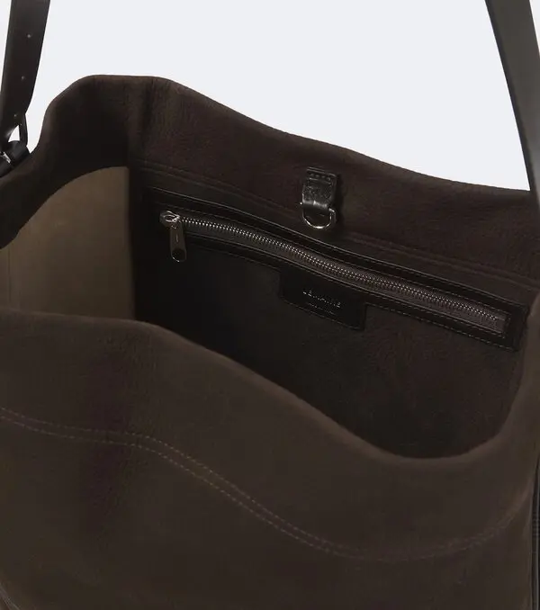 LEMAIRE Belted Leather Tote Bag